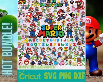 Digital Papers Racing Mario Clipart PNG Scrapbook Instant Download ...