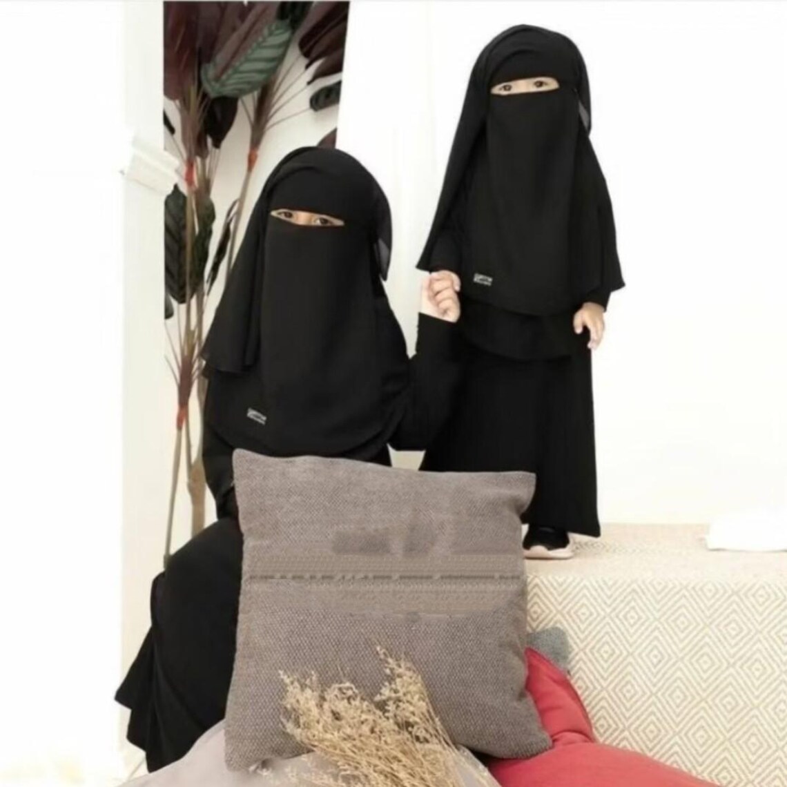 Children Niqab, Children Burqa, Children Hijab Sets Black Collour - Etsy