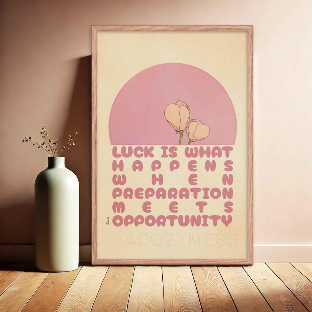 Seneca on Luck and Opportunity | Stoic Poster | Philosophy Poster ...
