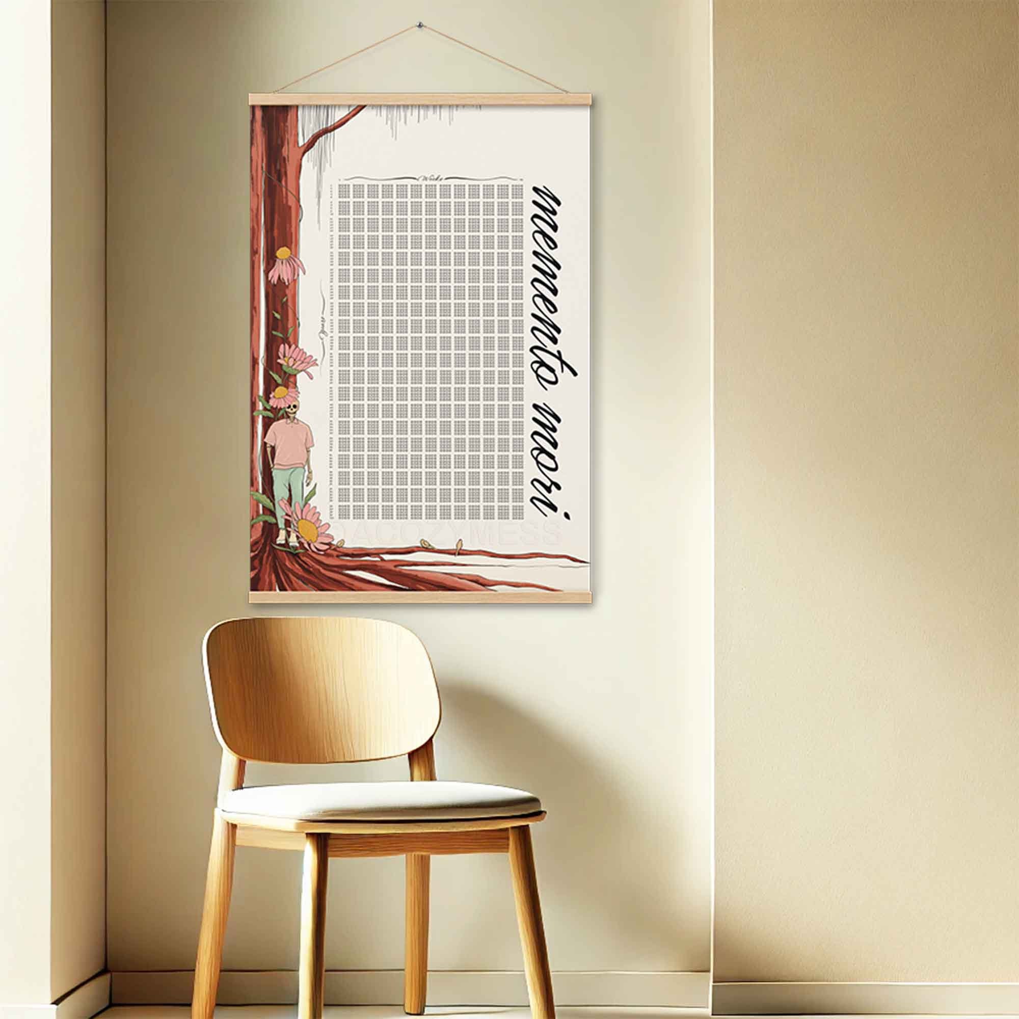 Memento Mori, Life in Weeks Calendar, Stoic Philosophy - Etsy