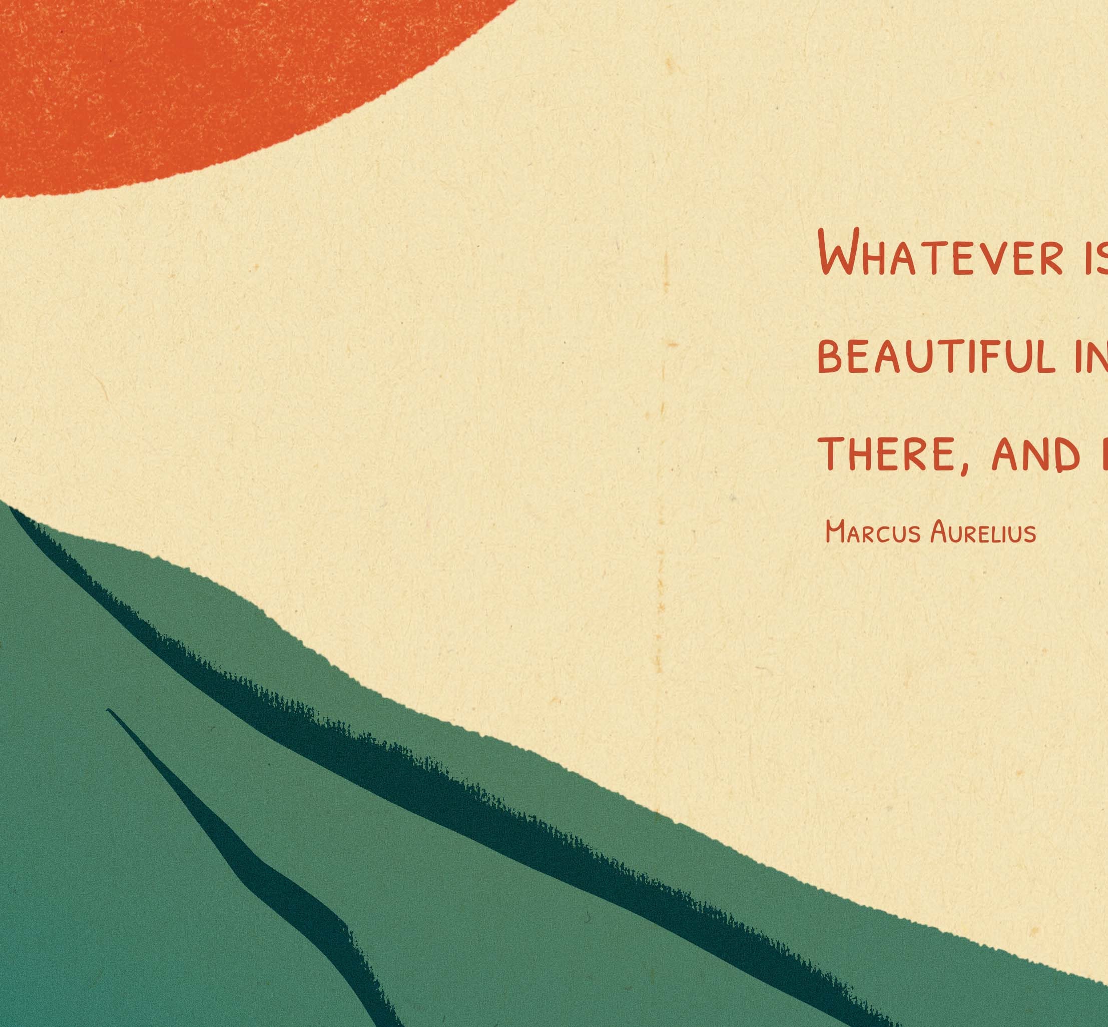 Marcus Aurelius on Beauty & Praise, Stoic Poster, Stoicism Wall Art - Etsy