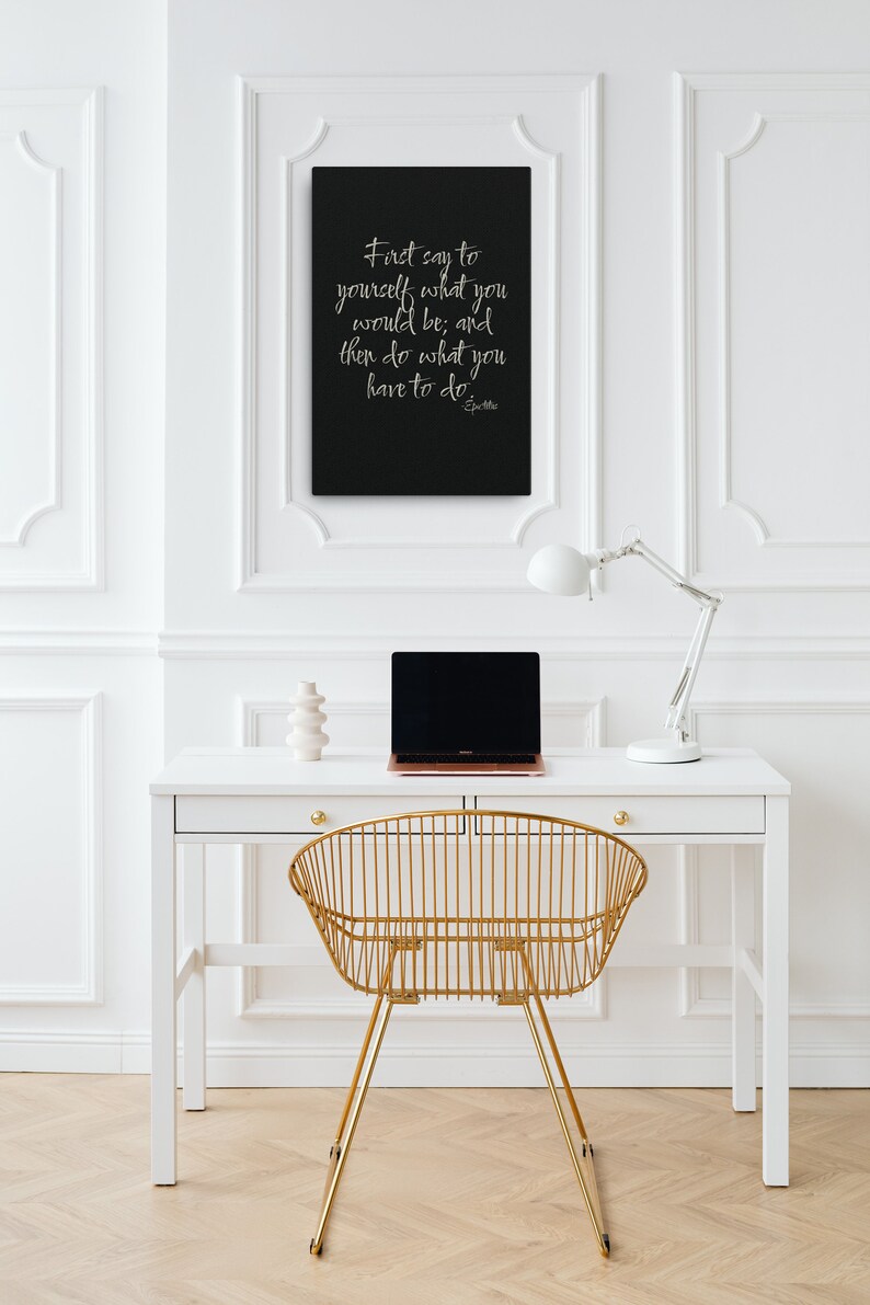 Stoic Wall Art, Epictetus Quote Poster, Philosophy Quotes Print - Etsy