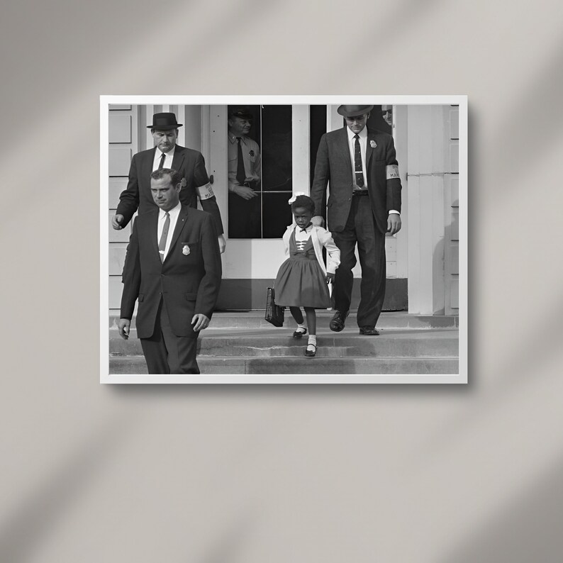 Ruby Bridges Photo Print: Black History Art Poster (digital Download) 2 ...