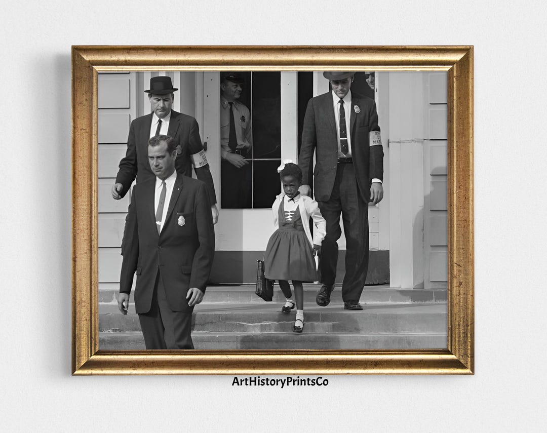 Ruby Bridges Photo Print: Black History Art Poster (digital Download) 2 ...
