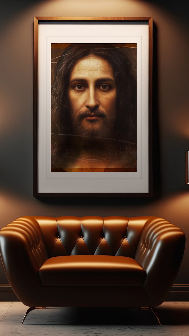PRINTABLE Vintage Christ Portrait, Holy Face Jesus Christ Picture of ...