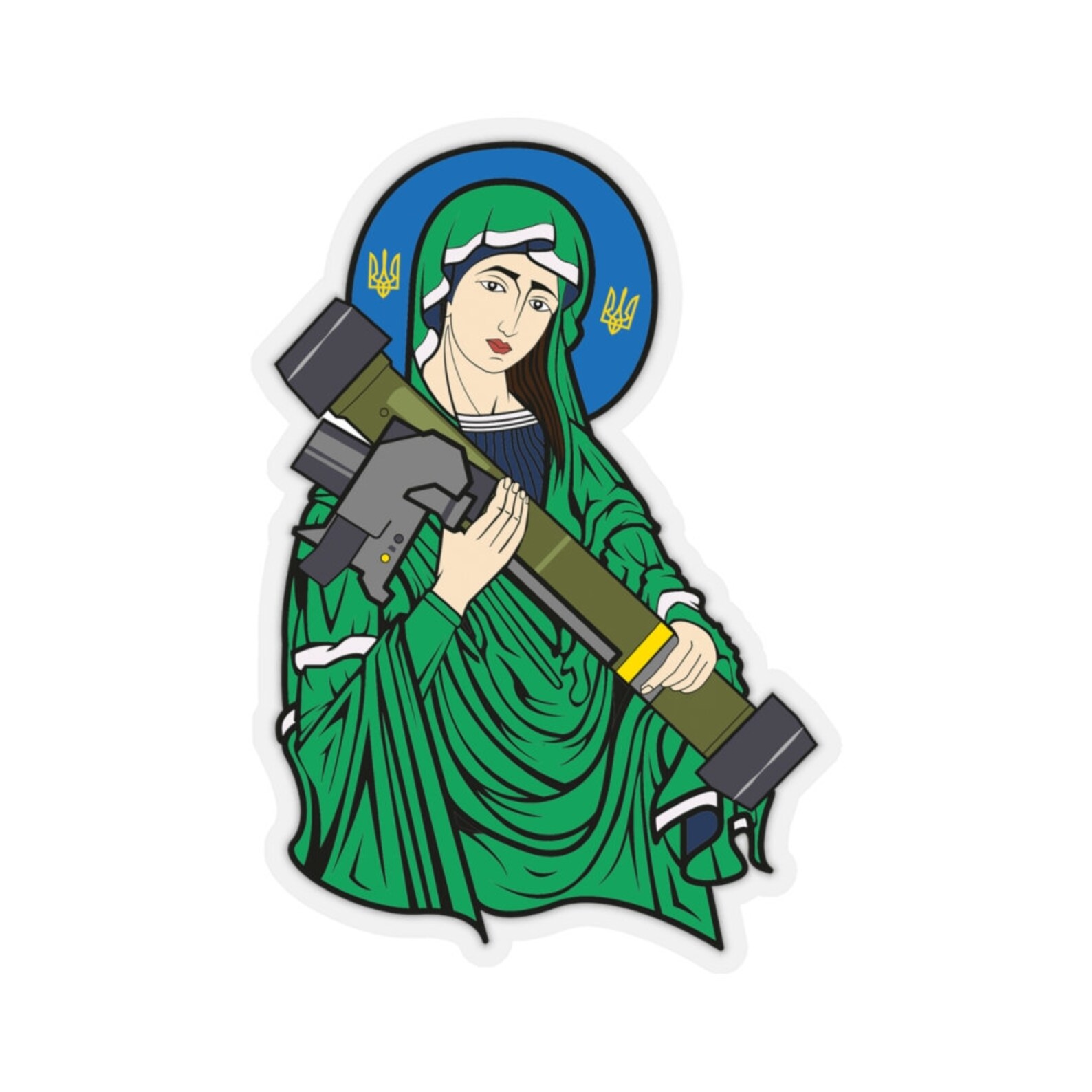 St. Javelin Ukraine Sticker Decal - Etsy