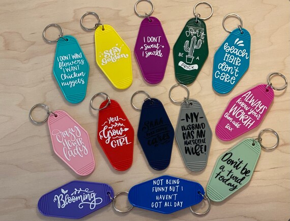 Vintage Hotel Key Rings - Etsy