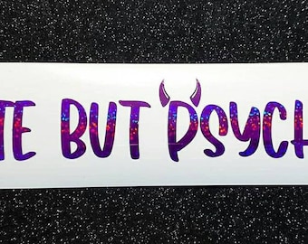 Cute Psycho Decal - Etsy