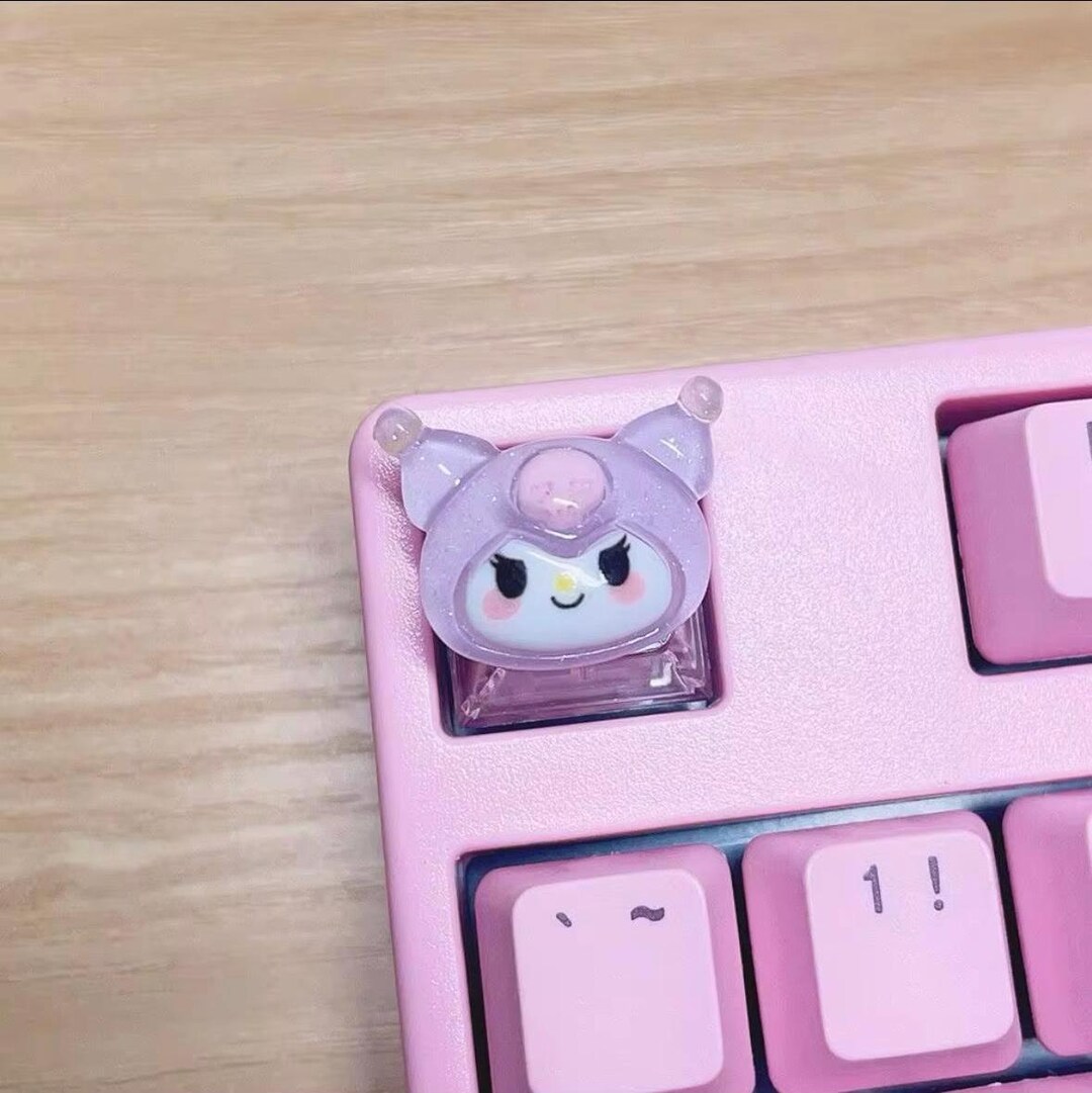 Kuromi Keycap, Kawaii Kuromi Keycap, Cute Keycaps, Kawaii Keycaps - Etsy