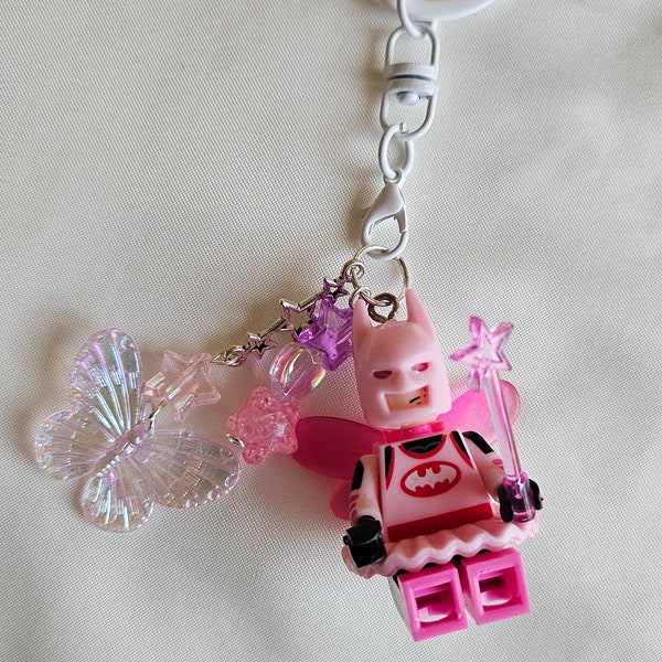 Fairy Bat Man Keychain - Etsy