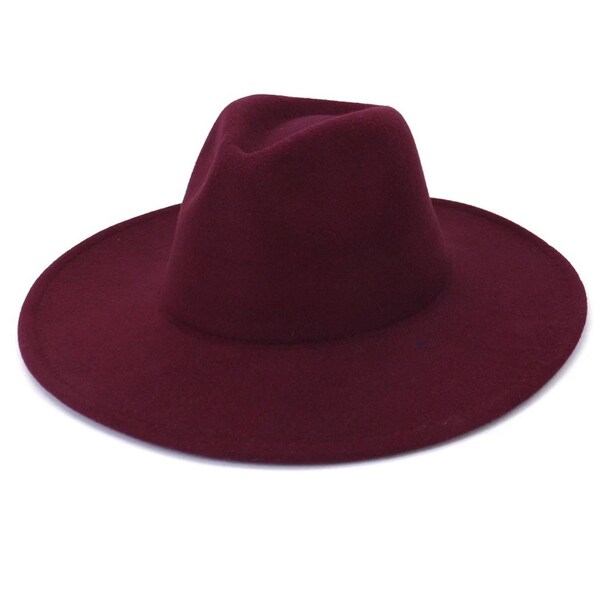 Wide Brim Fedora - Etsy