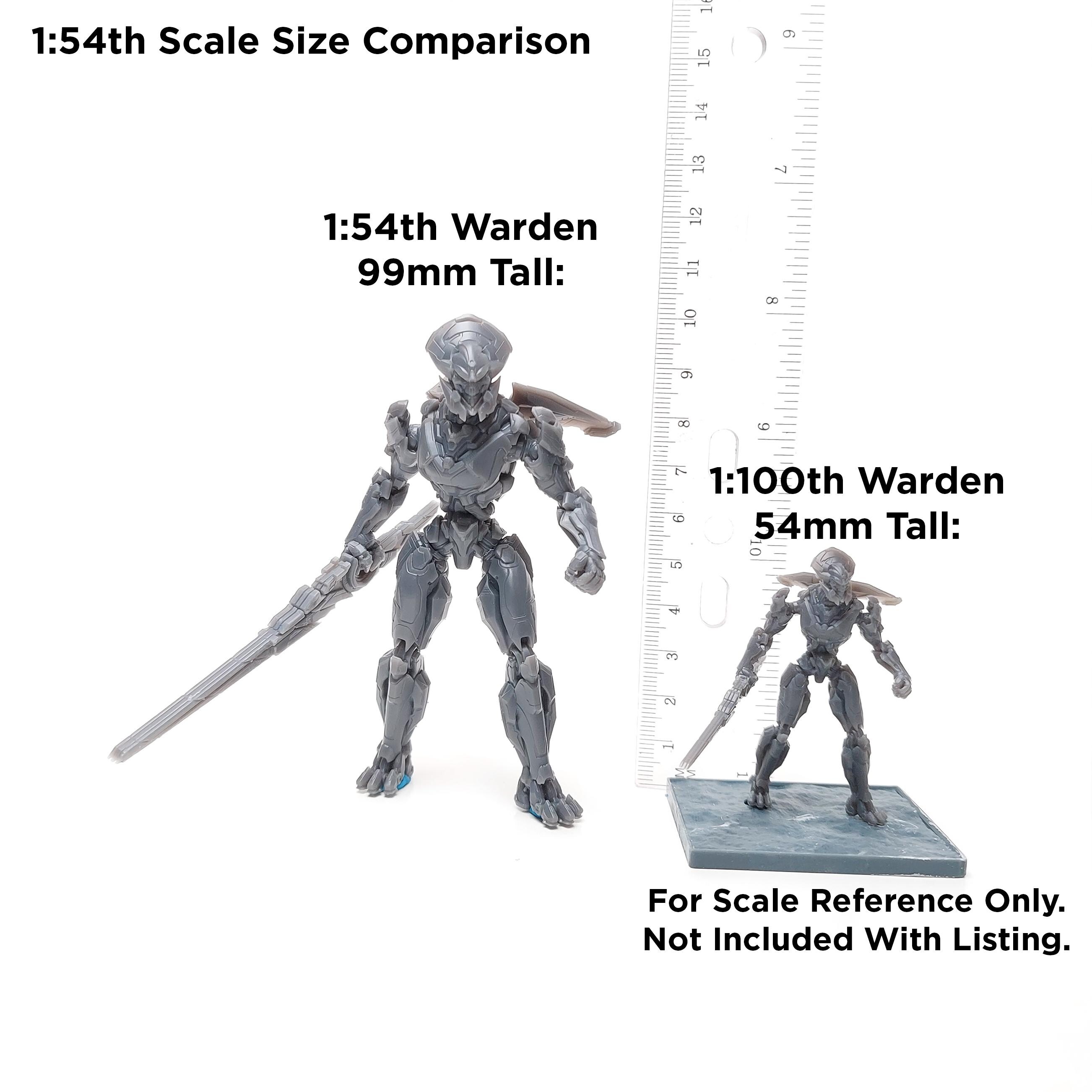 Ancient Construct Warden - 1/58th to 1/46th Skirmish Scale Model - Etsy