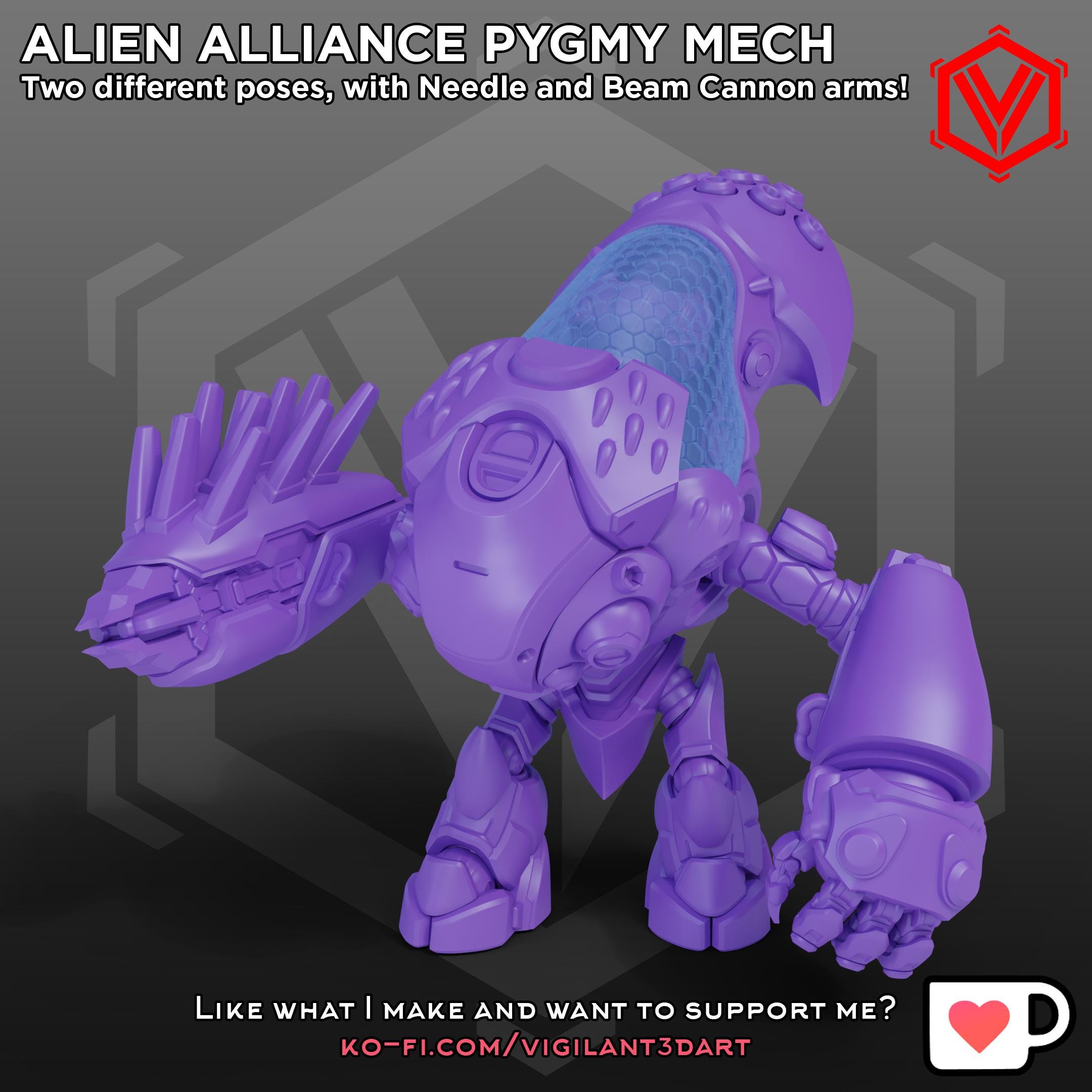 Pygmy Goblin Mech - 1/58th to 1/46th Scale Model - Etsy
