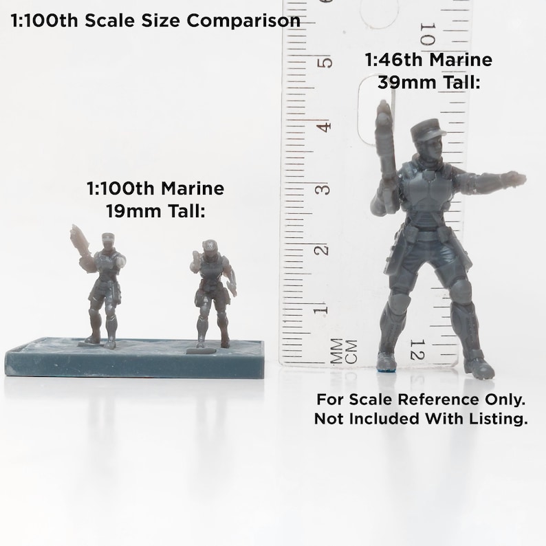 HGC - Marine Infantry - 1/100th Scale Models - Etsy