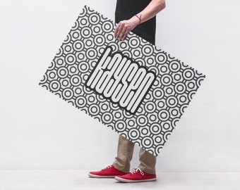 Coloring Poster for Kids With Name, Large Coloring Banner for Wall ...