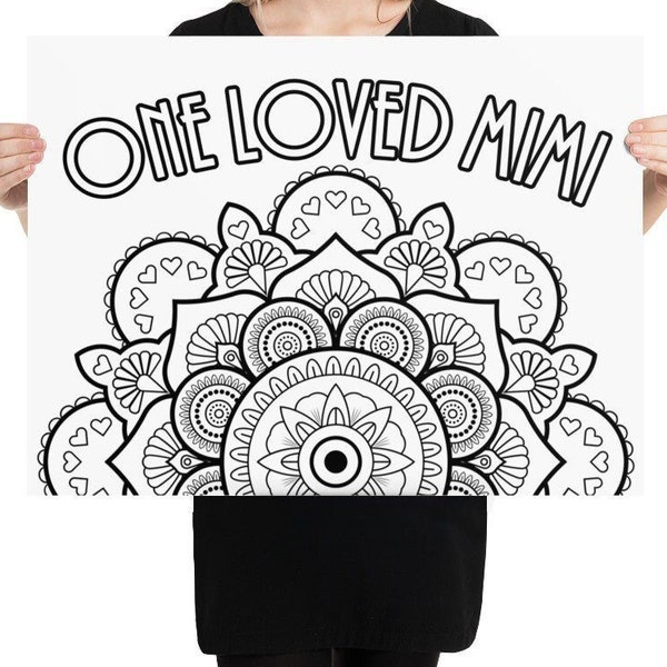 Mimi Coloring Pages - Etsy