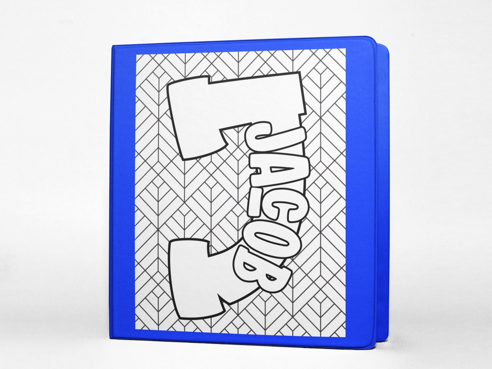 Digital Custom Name Coloring Page, Custom Name, Back to School ...
