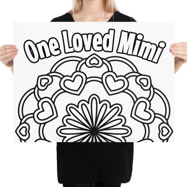 Mimi Coloring Pages - Etsy