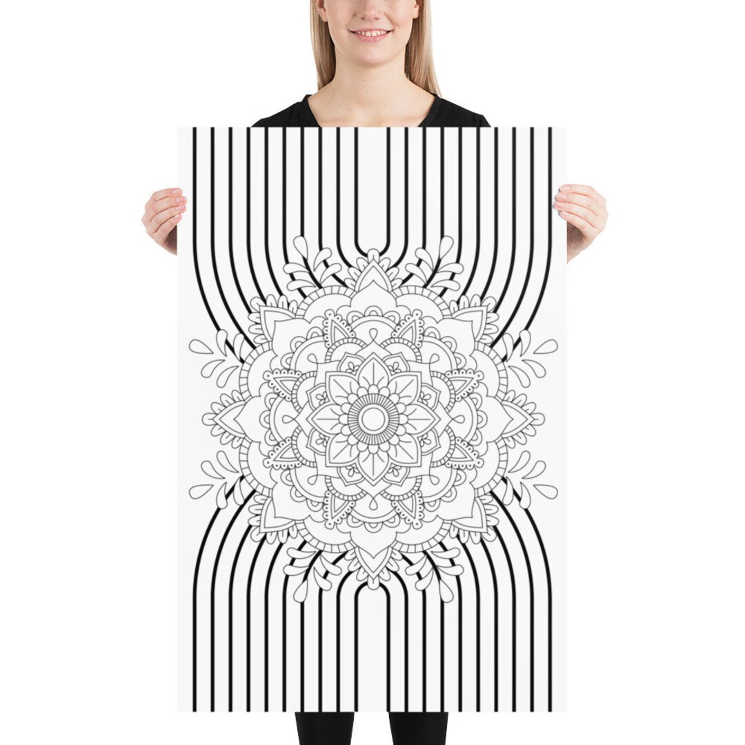 Large Coloring Poster, Large Adult Color Pages, Large Kids Coloring ...