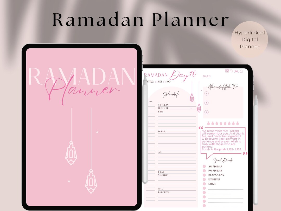 Ramadan Planner, Digital Ramadan Planner, Printable Ramadan Planner ...