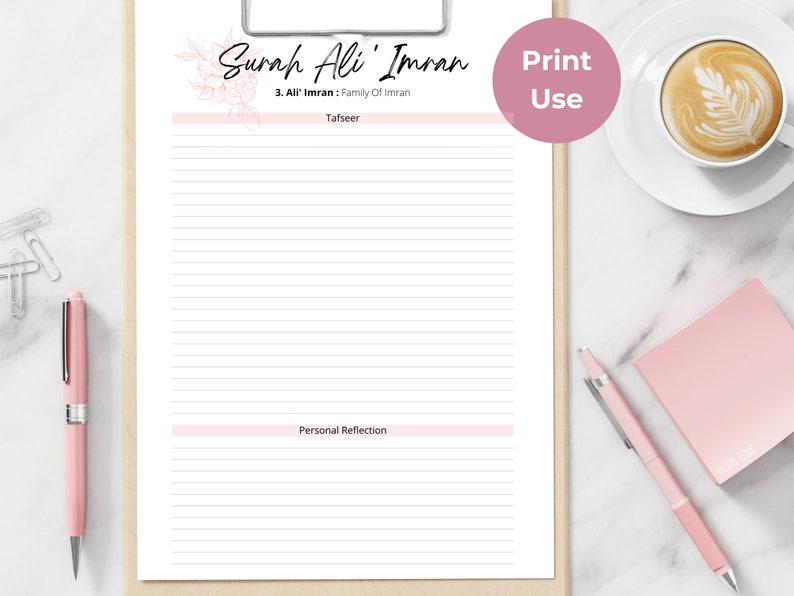 Quran Journal, Guided Quran Journaling, Digital Quran Journal ...