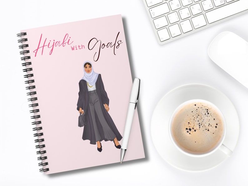 Hijabi With Goals Journal, Muslimah Journal, Goals Journal, to Do List ...