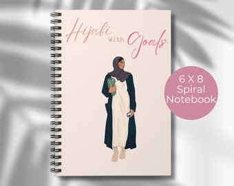 Hijabi With Goals Journal, Muslimah Journal, Goals Journal, to Do List ...