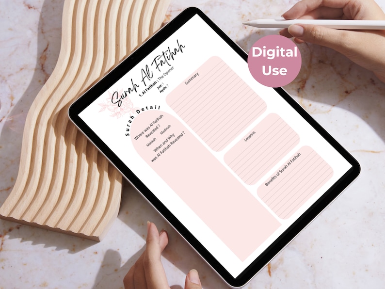 Quran Journal, Guided Quran Journaling, Digital Quran Journal ...