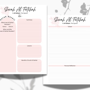 Quran Journal, Guided Quran Journaling, Digital Quran Journal ...