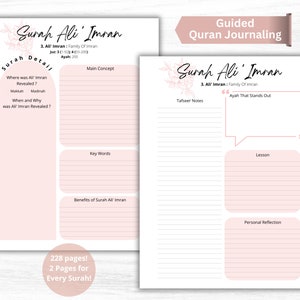 Quran Journal, Guided Quran Journaling, Digital Quran Journal ...