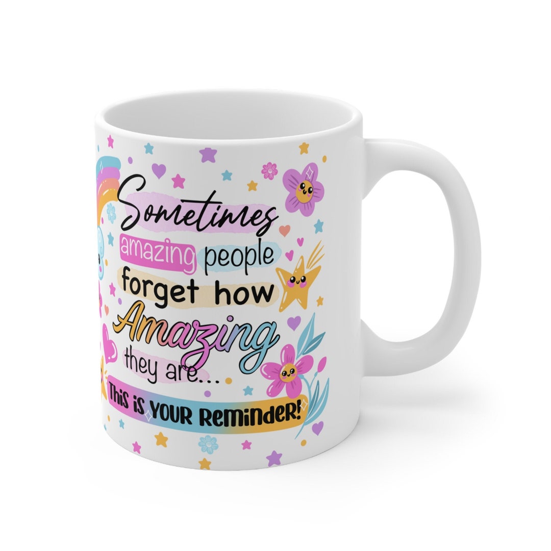 Motivational Quotes Mug, Mental Health Help Quotes, ADHD Help Quotes ...