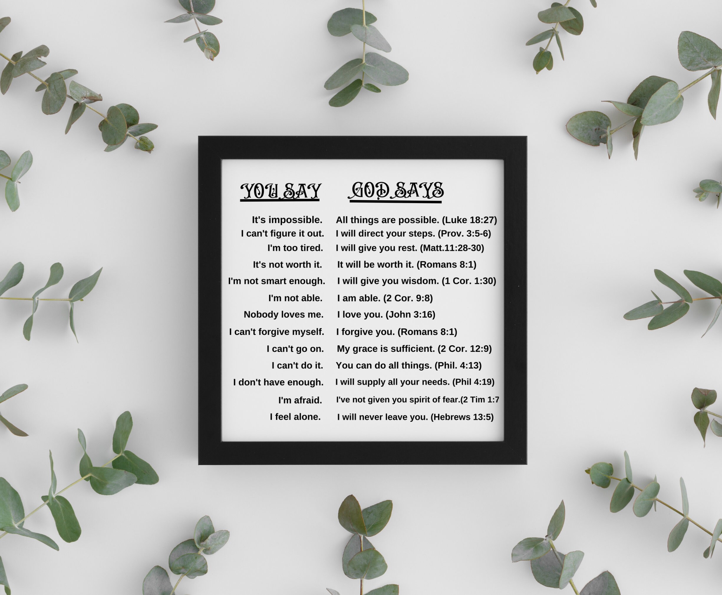 You Say God Says Bible Verses He Has Got You Covered Wall Etsy Australia You Say God Says Bible Verses He Has Got You Covered Wall Etsy Australia