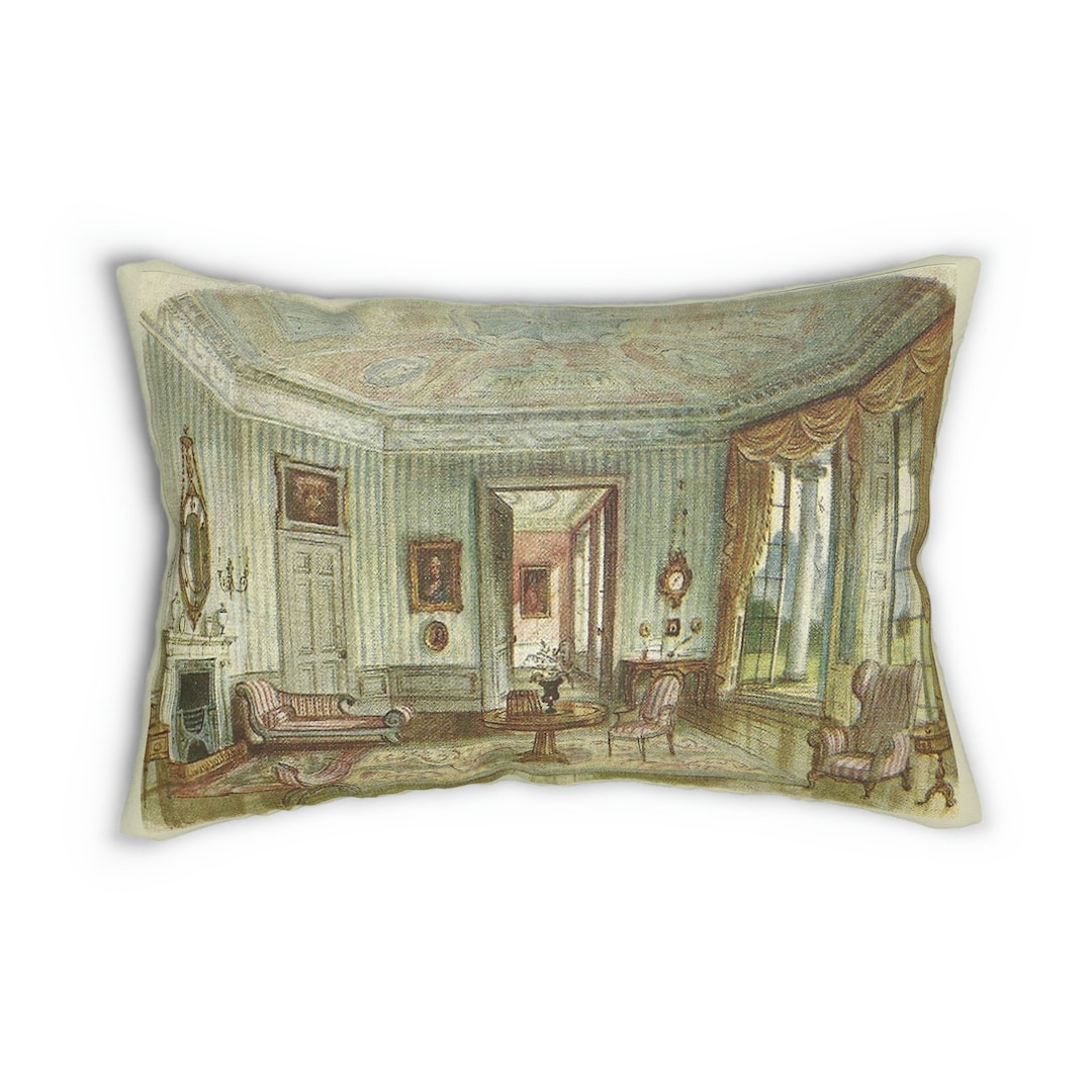 Pride and Prejudice | Drawing Room at Longbourn | Pillow | Literary ...
