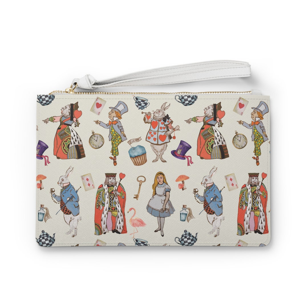 Alice in Wonderland Clutch Bag Illustration by Henderson | Gifts for ...