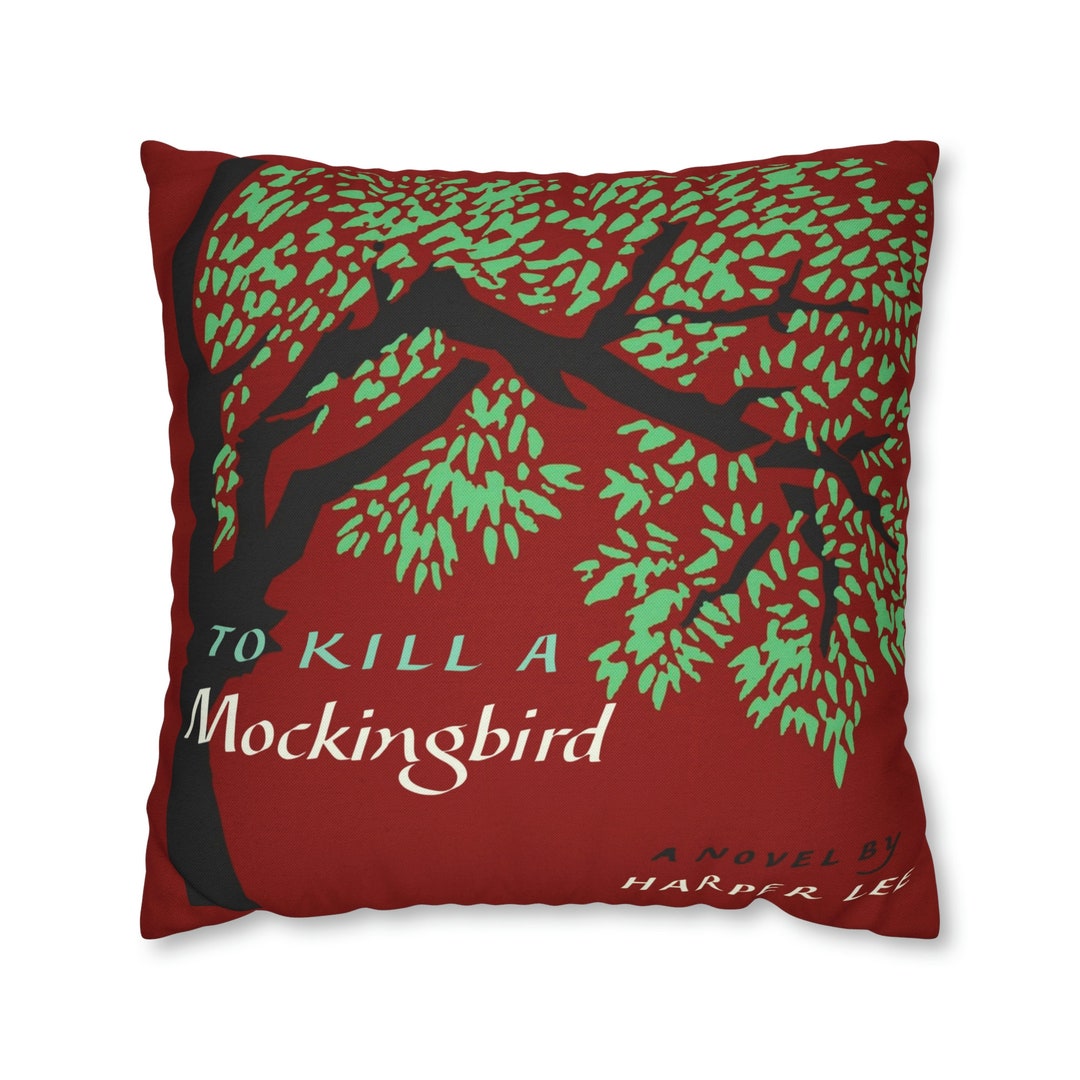 To Kill a Mockingbird Book Cover Pillow | Vintage Cushion | Gifts for ...