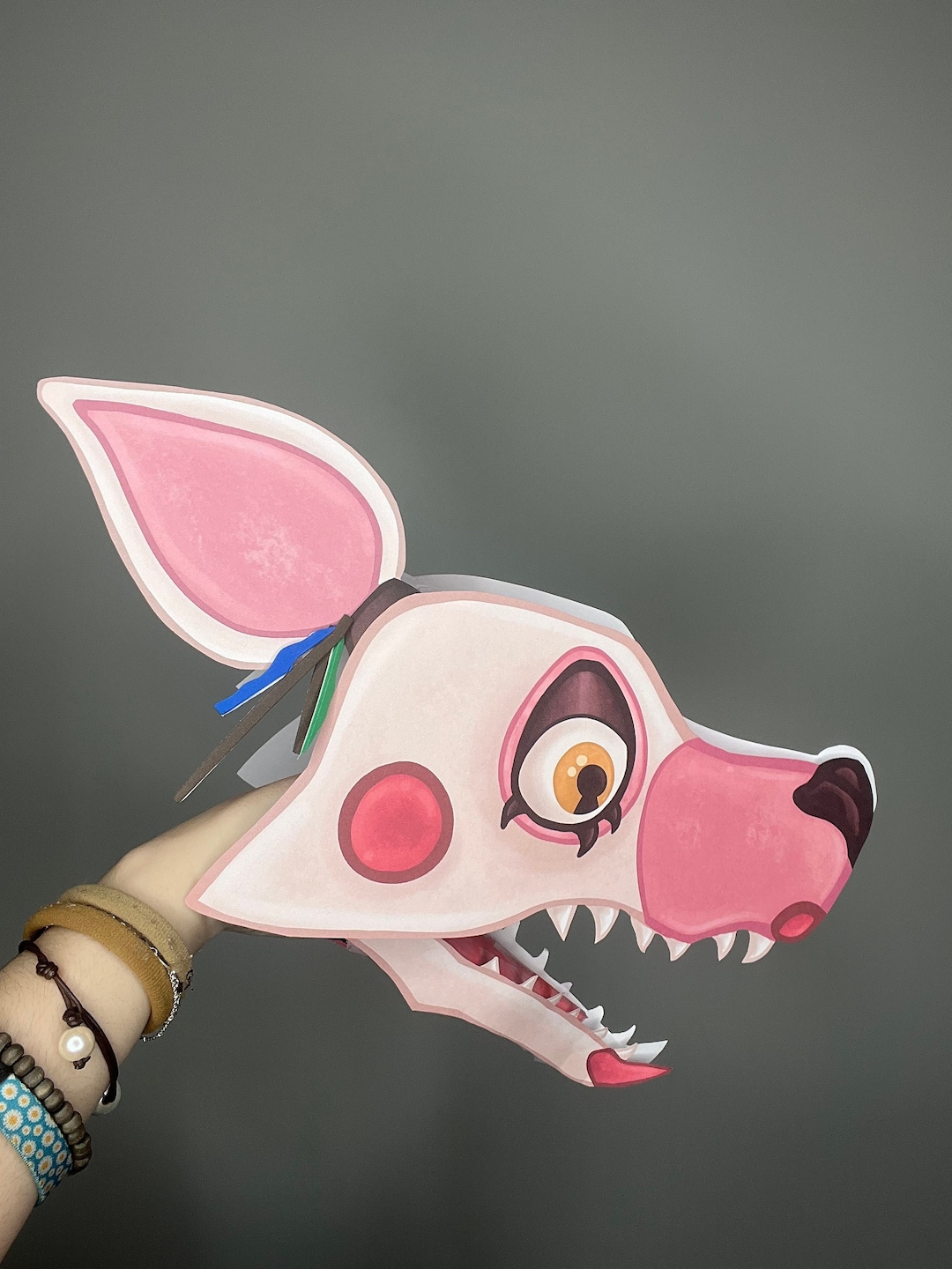 Mangle Paper Dragon Puppet (FNAF) - Etsy