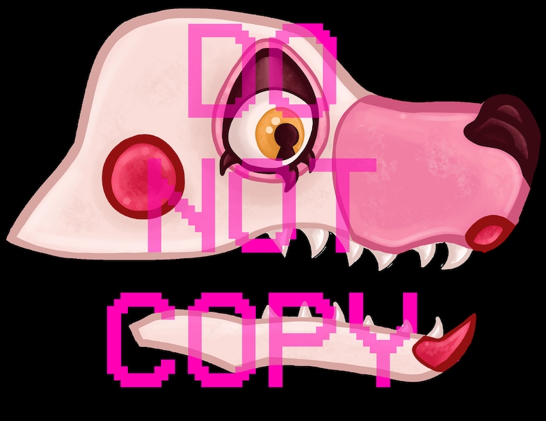 Mangle Paper Dragon Puppet (FNAF) - Etsy