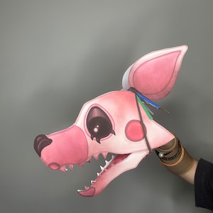Mangle Paper Dragon Puppet (FNAF) - Etsy