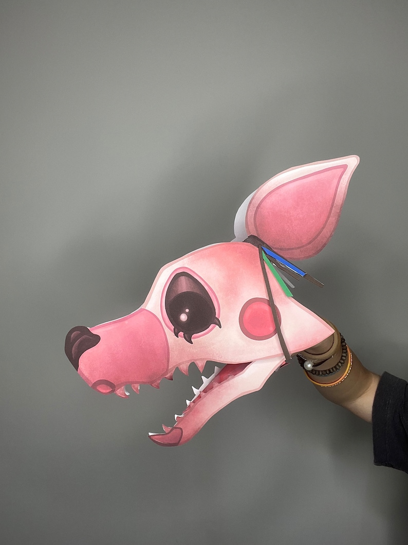 Mangle Paper Dragon Puppet (FNAF) - Etsy