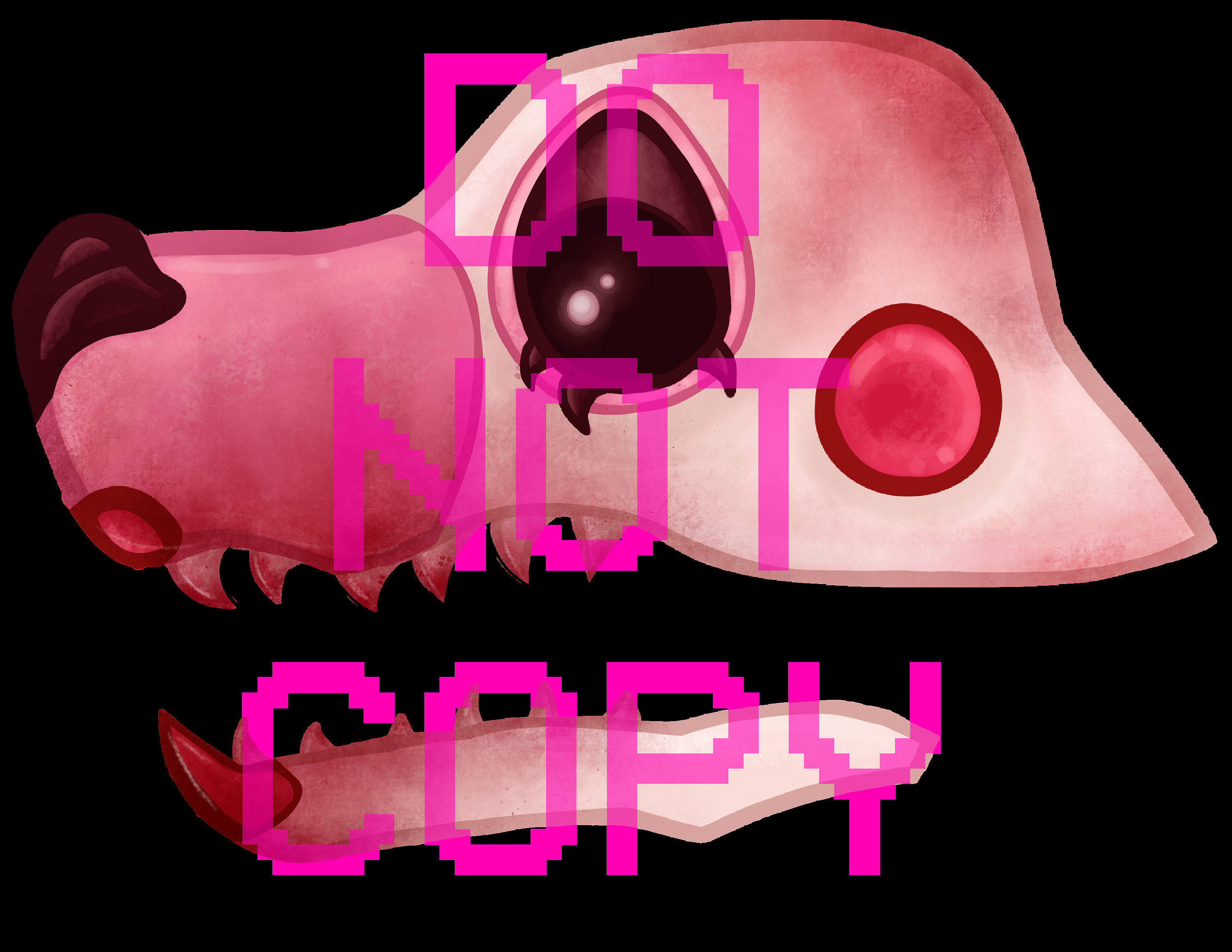 Mangle Paper Dragon Puppet (FNAF) - Etsy