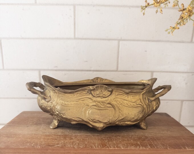 Antique Brass Jardiniere, Antique Brass Planter Box, Flowers Decor - Etsy