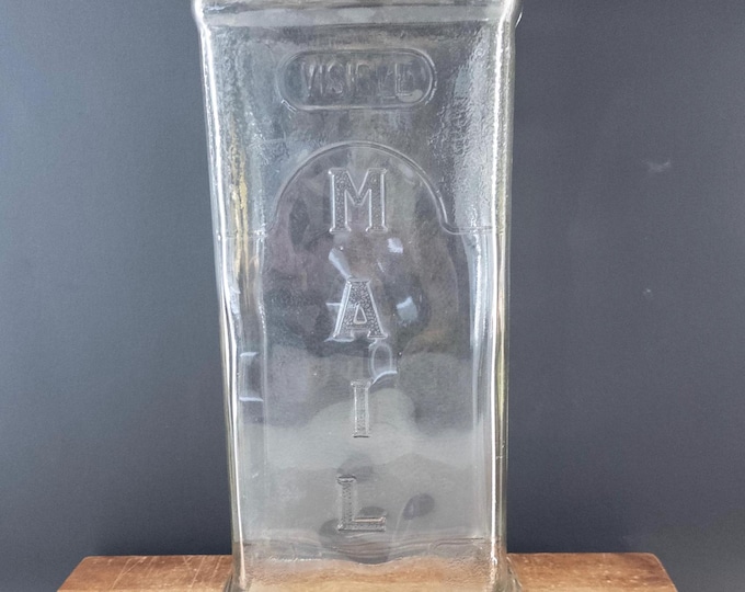 1930s Glass Visible Mailbox, George F. Collins & Co - Etsy