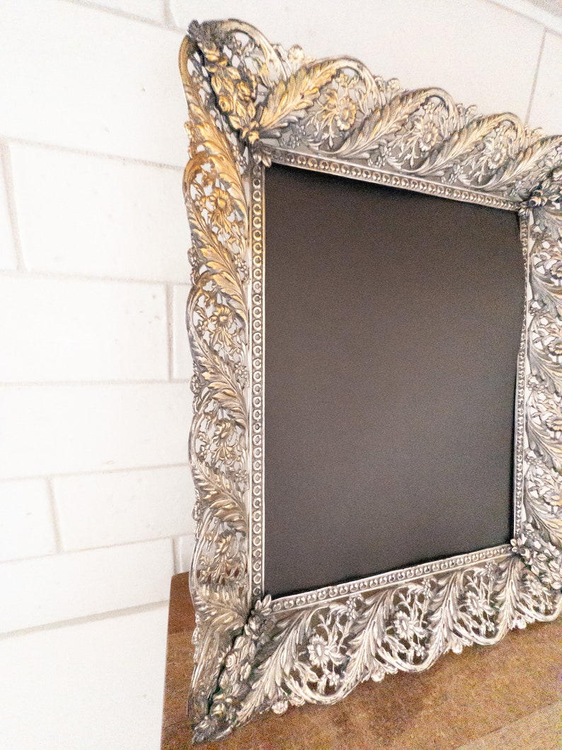 Large Gold Filigree Picture Frame for Wall or Table - Etsy