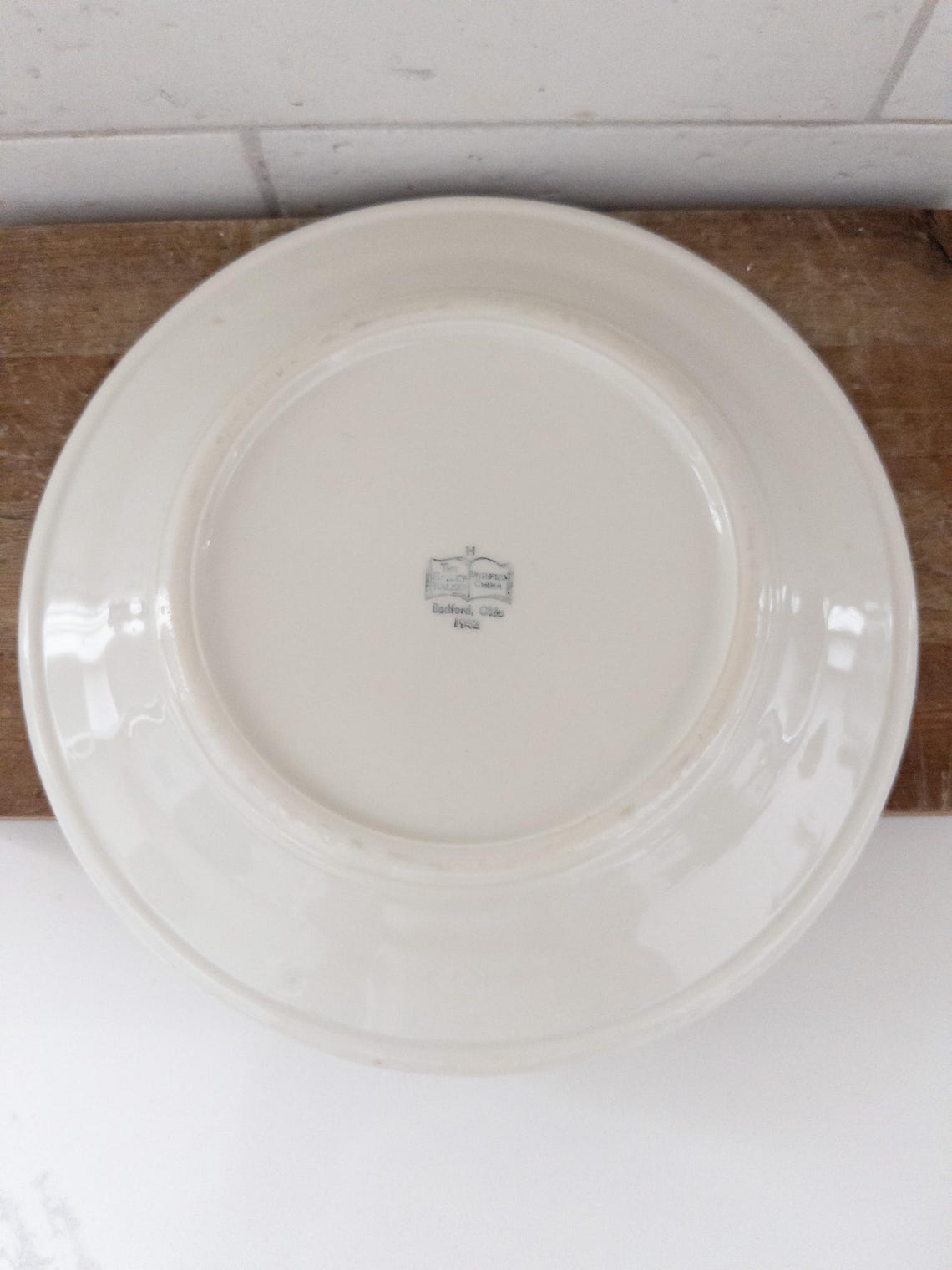 Set of 3 Vintage Bailey Walker Vitrified China Ironstone 9” Plates ...