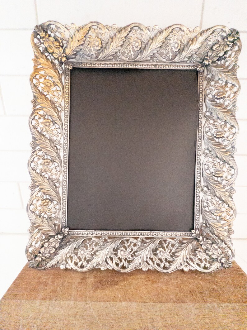 Large Gold Filigree Picture Frame for Wall or Table - Etsy