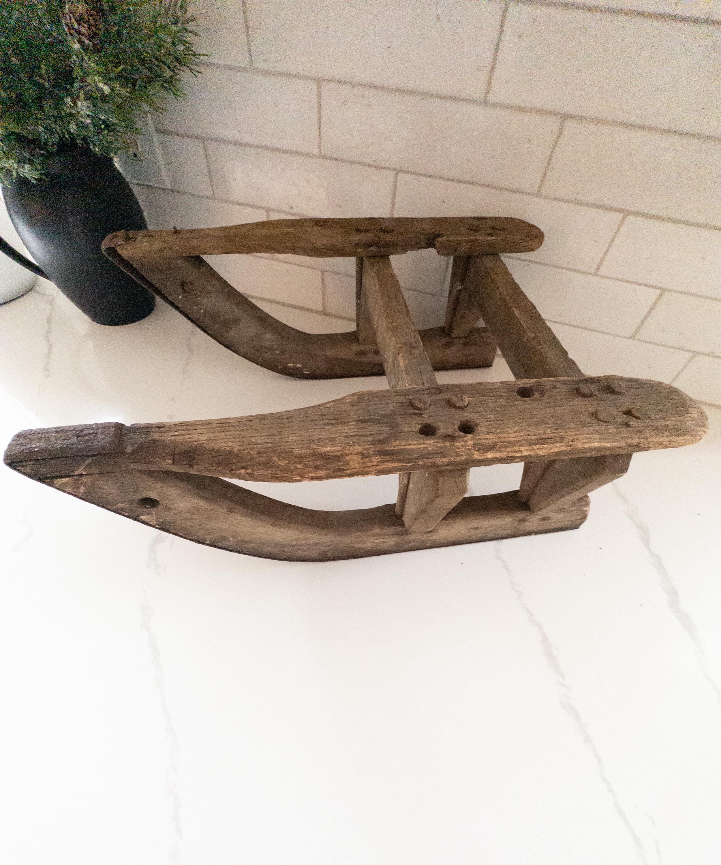 Rustic Antique 19th Century Work Sled From Hungary Primitive Christmas ...