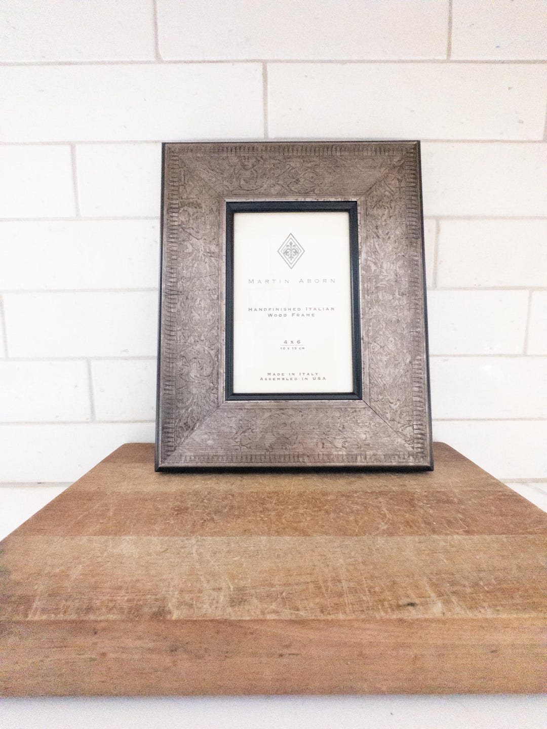 Martin Aborn Hardfinished Italian Wood Picture Frame With Elegant ...