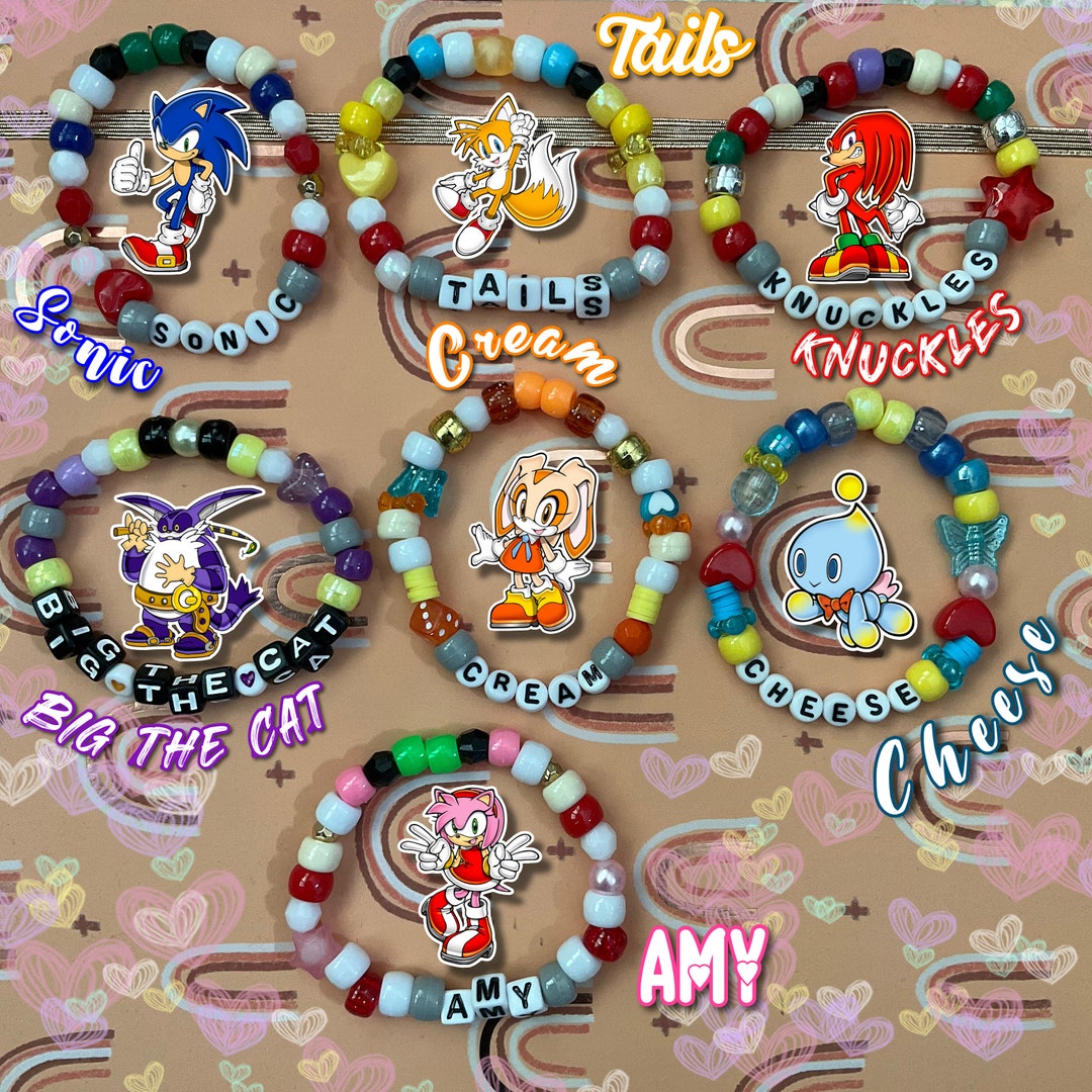 Sonic Inspired Bracelets(new Characters Added!) - Etsy