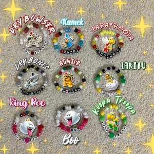 Mario Inspired Bracelets - Etsy