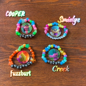 Trolls Friendship Bracelets (new Characters Added!) - Etsy
